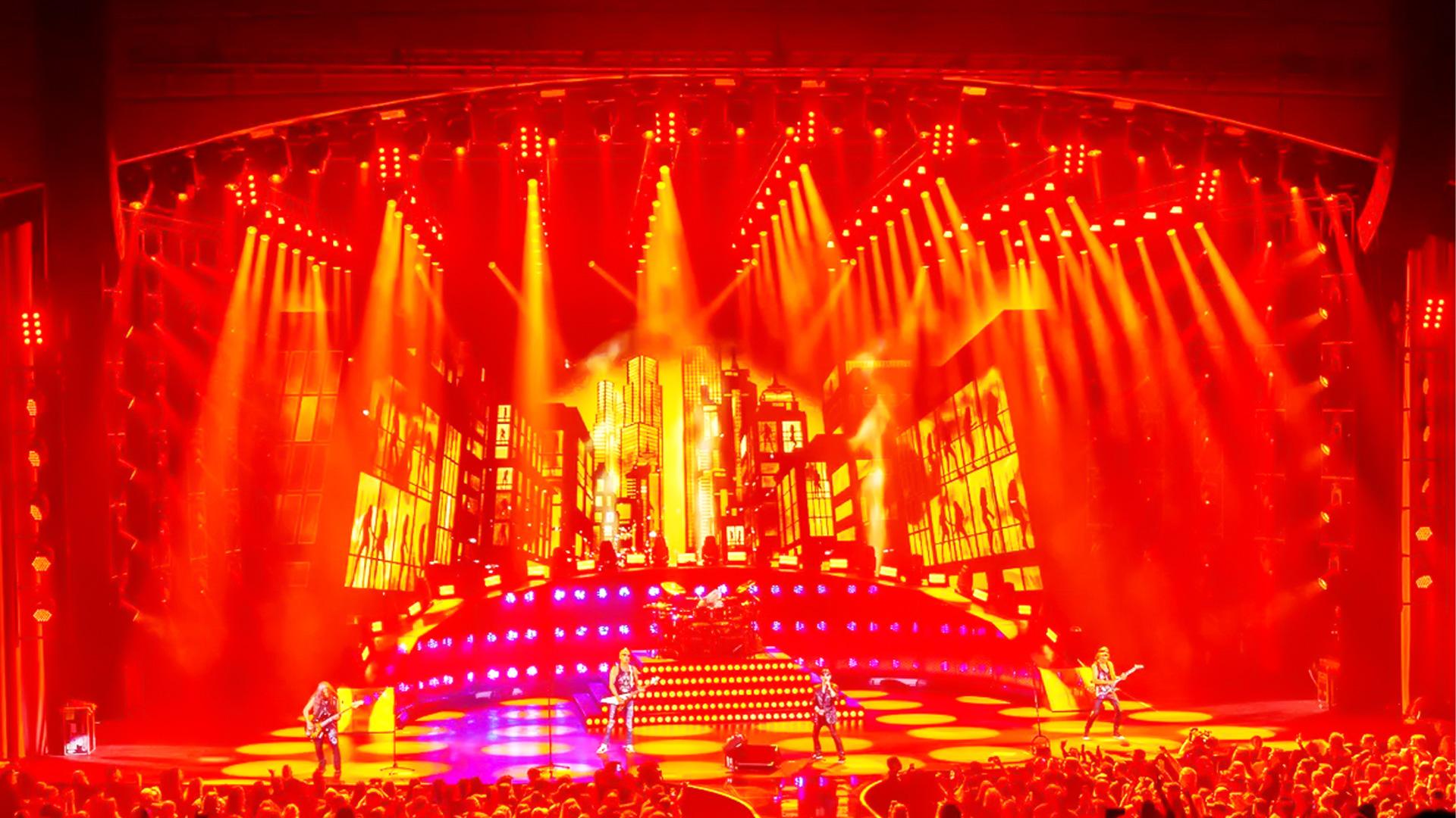 PROLIGHTS ArenaCob 4FC protagonista del tour Rock Believer degli Sc...