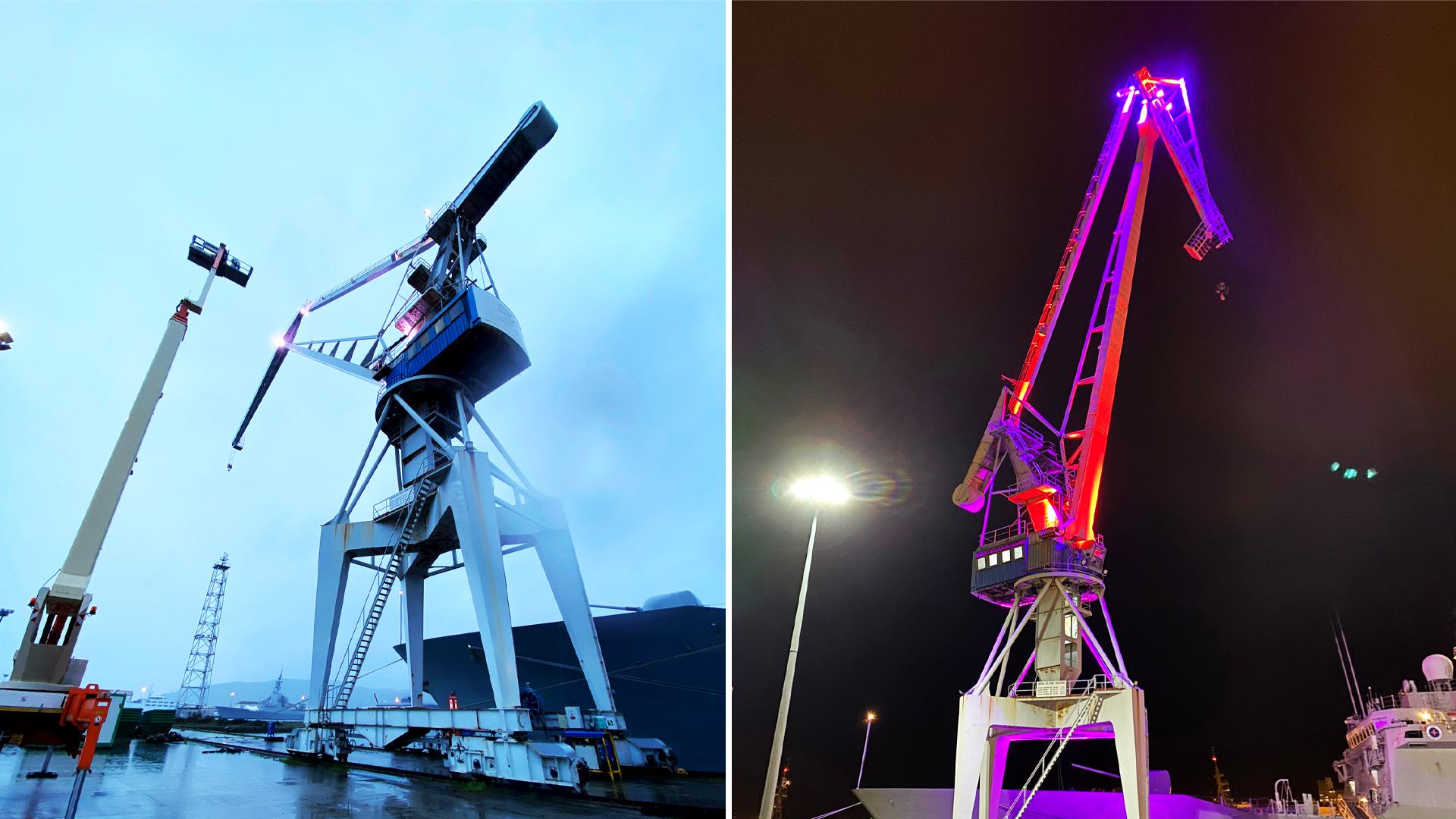 ArcPod fixtures illuminate Navantia Ferrol's shipyard | Prolights