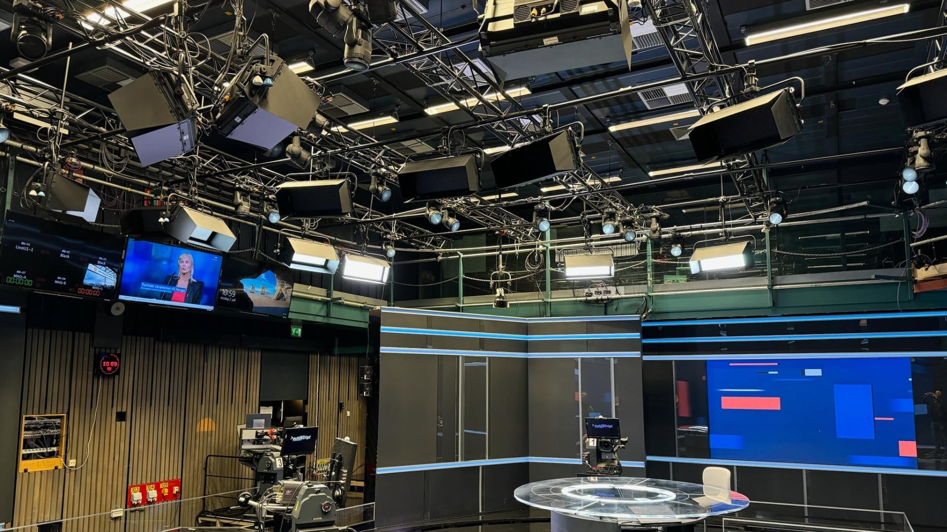NRK Chooses PROLIGHTS for the New Lighting Setup in Studio 5 of Dag...